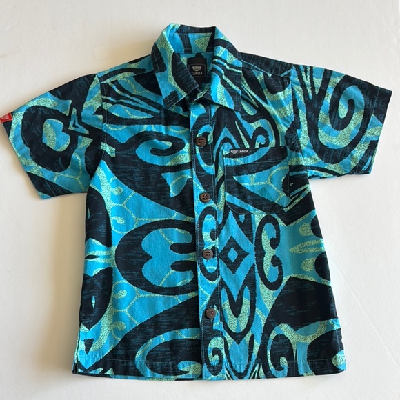 Tanoa | Shirts & Tops | Tanoa Blue And Black Kids Shirt | Poshmark